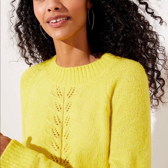 LOFT | Sweaters | Newloft Lemon Yellow Sweater | Poshmark
